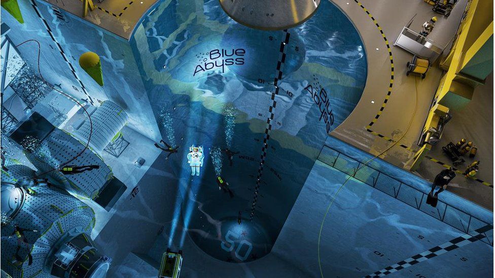 Blue Abyss announce RAF Henlow space and sea centre - BBC News