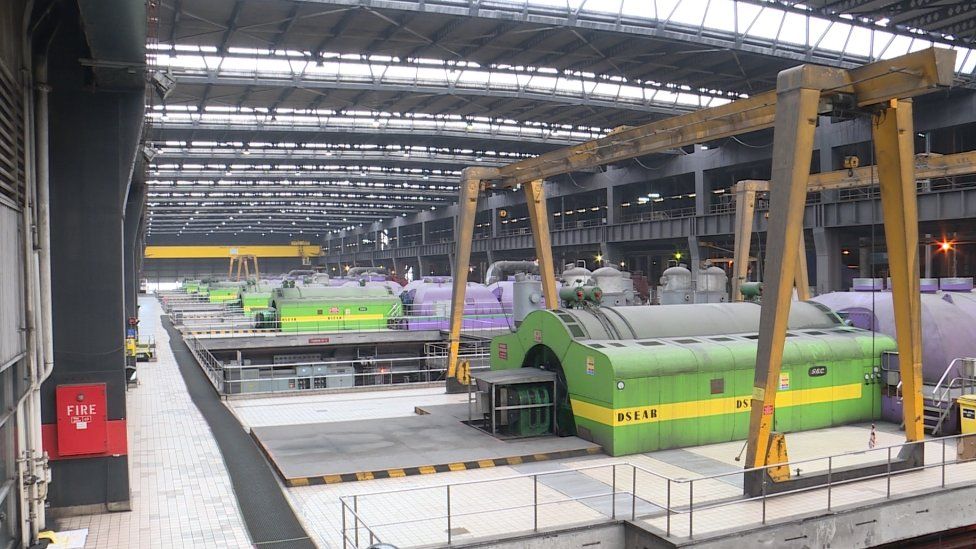 Longannet switch-off ends coal-fired power production in Scotland - BBC ...