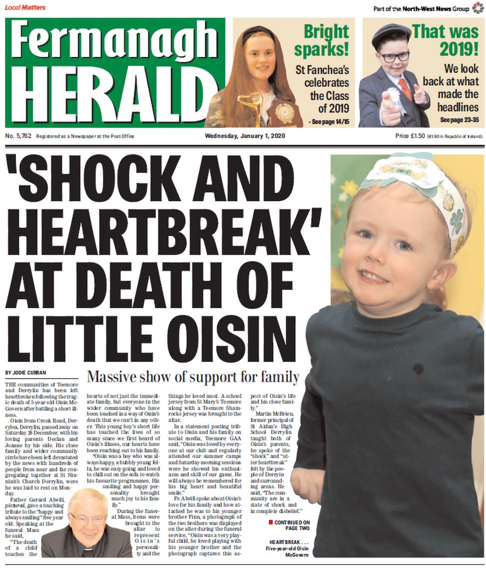 NI weekly papers: 2020 vision and the cat who saved Christmas - BBC News