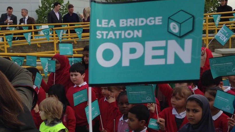 London's Lea Bridge station reopens after 31 years - BBC News
