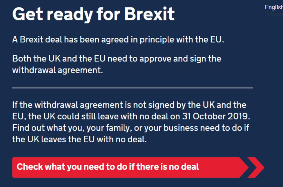 Brexit: Government pauses £100m 31 October ad campaign - BBC News