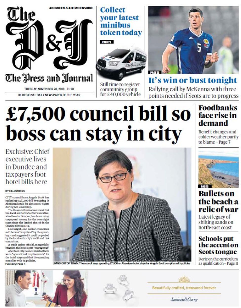 Scotland's papers: Police safety fears and Gascoigne assault trial ...