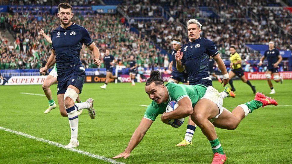 Rugby World Cup 2023: Ireland beat Scotland to reach World Cup quarter ...