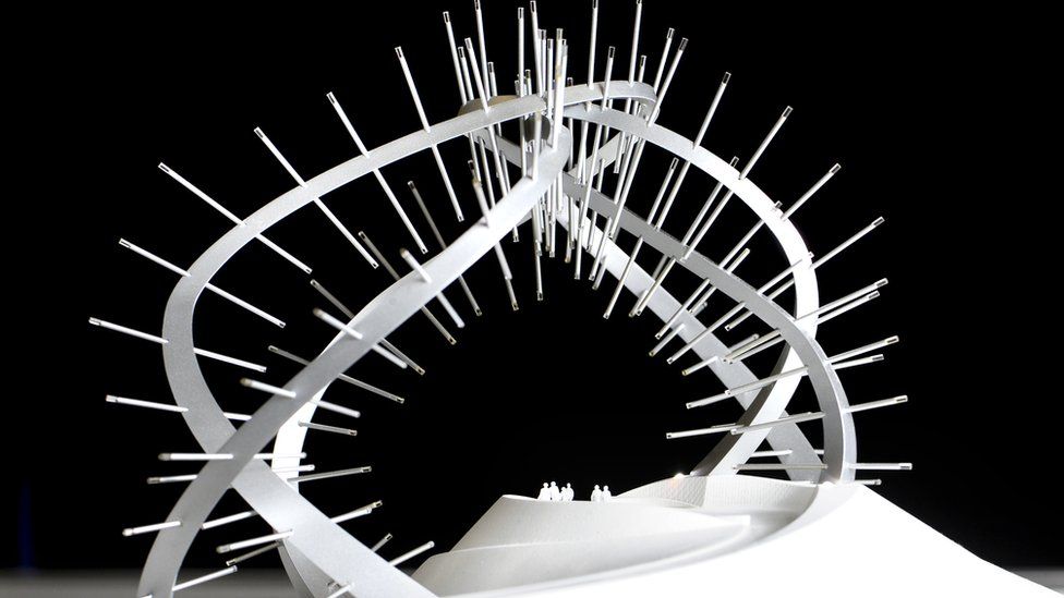 Star of Caledonia Scotland-England landmark looks set to shine - BBC News