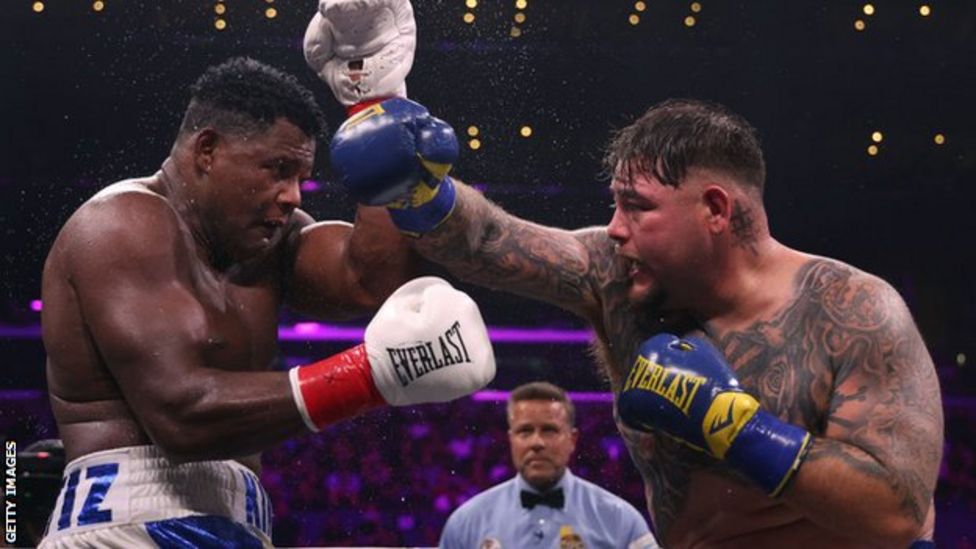 Andy Ruiz Jr knocks Luis Ortiz down three times in unanimous decision win - BBC Sport