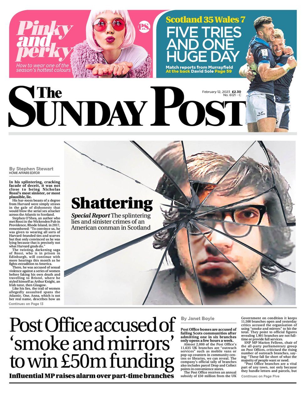 Scotland's papers: 'My son the trans rapist' and GP closure warning ...