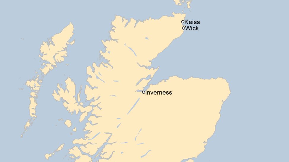 Man, 74, murdered and woman, 39, found dead at Keiss - BBC News