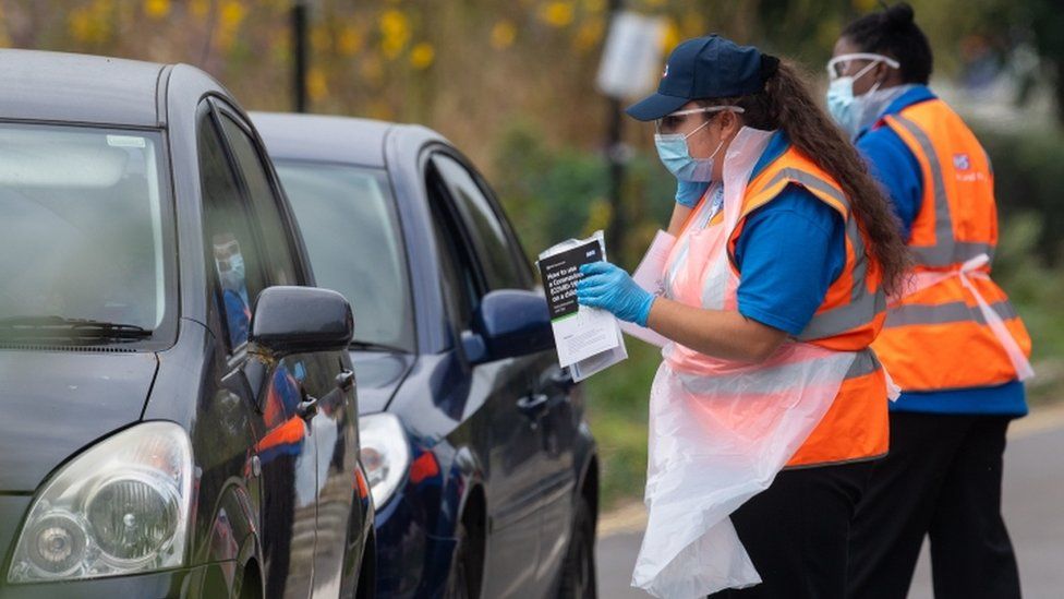 Coronavirus: Hundreds turned away at Solihull test centre - BBC News