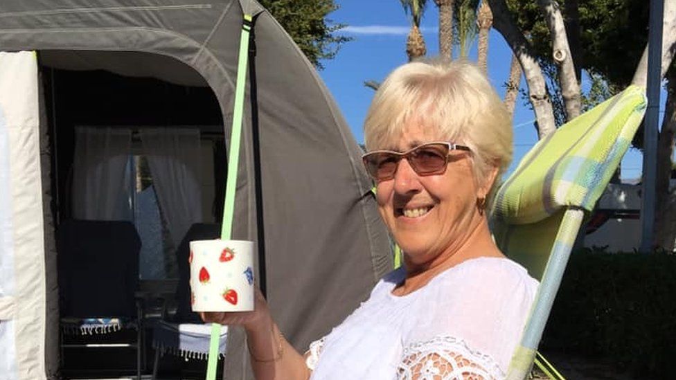 Elaine Geoghegan death: Man released after body found in garden - BBC News