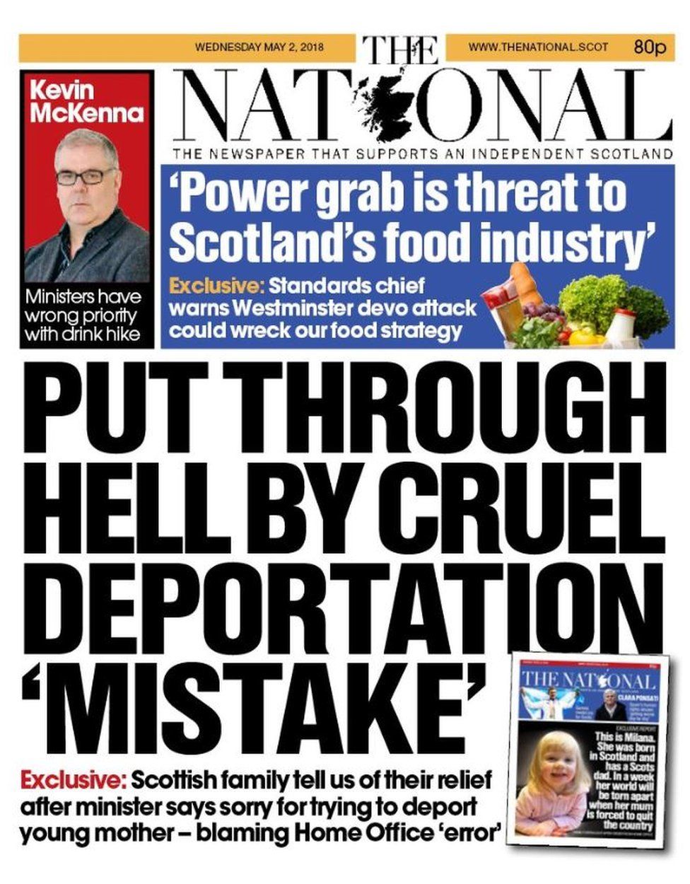 The papers: Home Office backs down over deportation case - BBC News