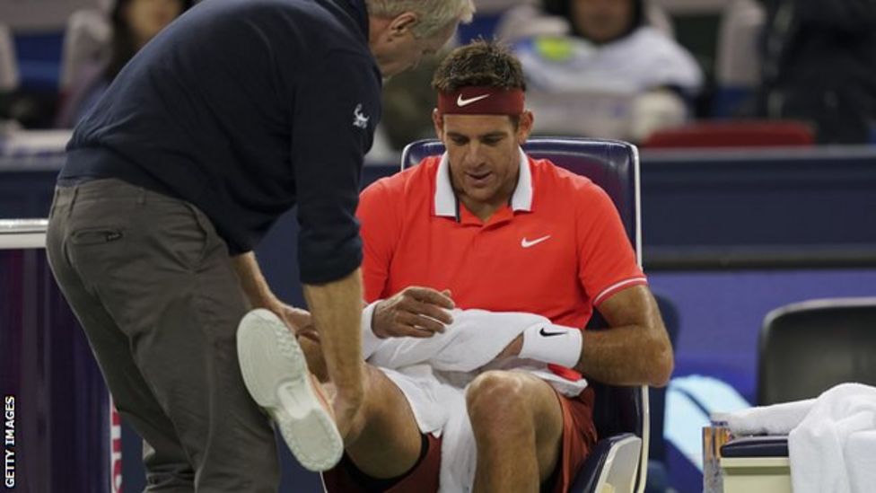 Juan Martin del Potro: World number four fractured right patella in ...