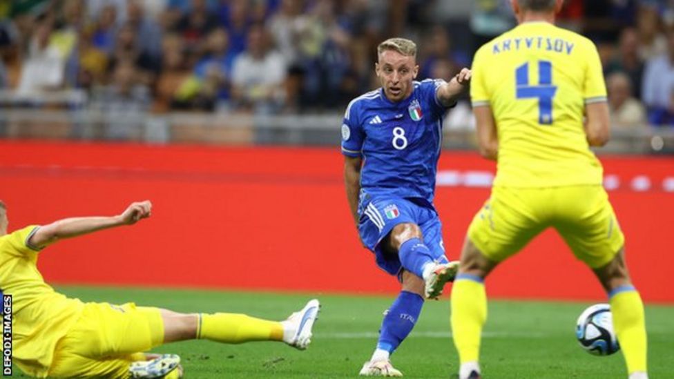 Italy 2-1 Ukraine: Davide Frattesi double secures crucial win for hosts ...