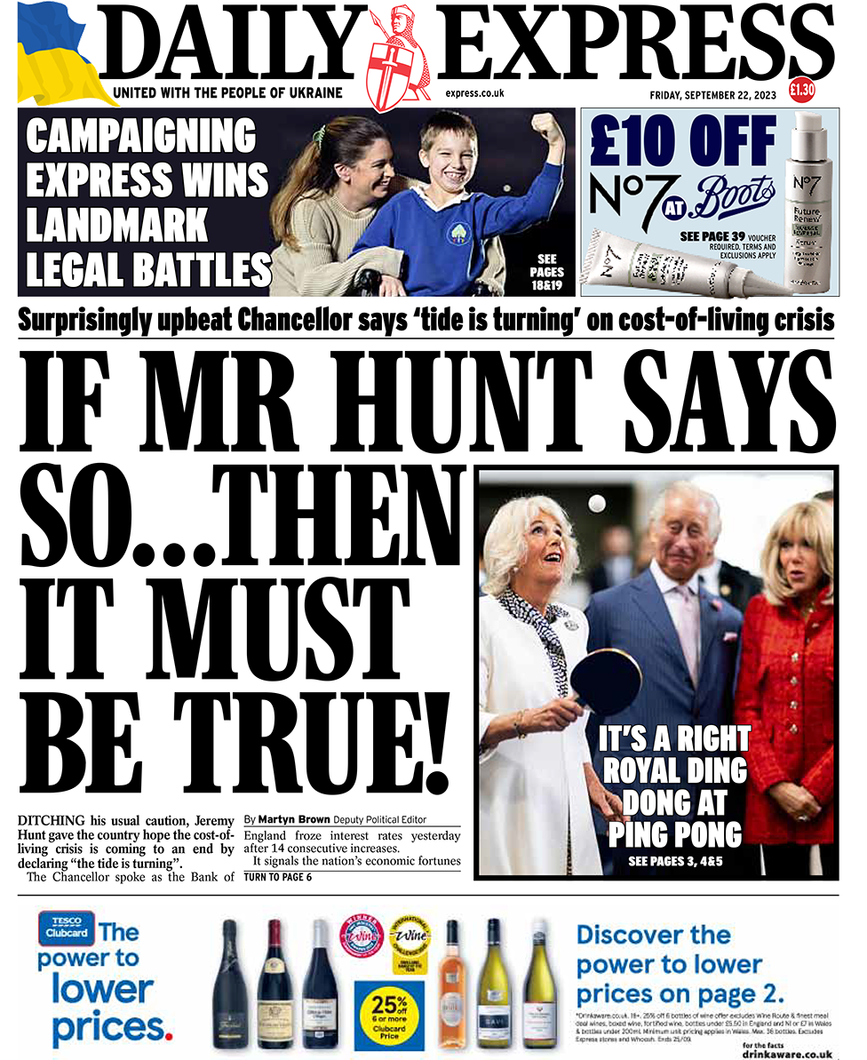 Interest rates 'hit peak' and Murdoch 'ends reign' - BBC News