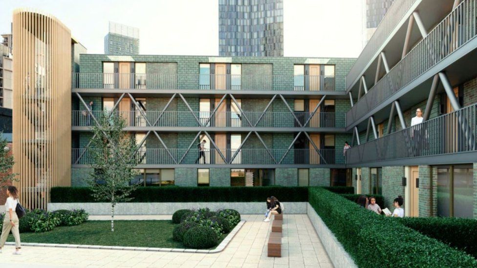 Historic Manchester canal office to be turned into flats - BBC News