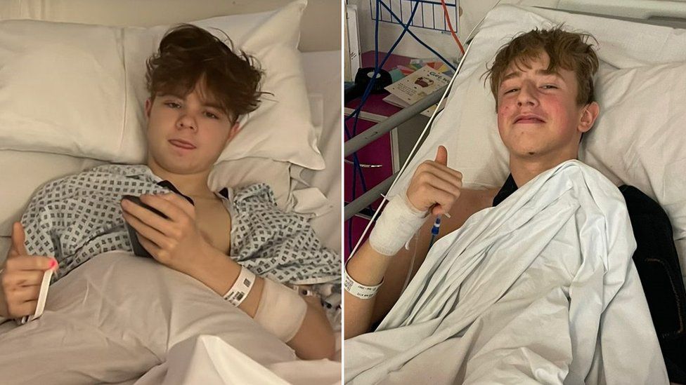 Harrogate crash teenagers have long recovery journey - relative - BBC News