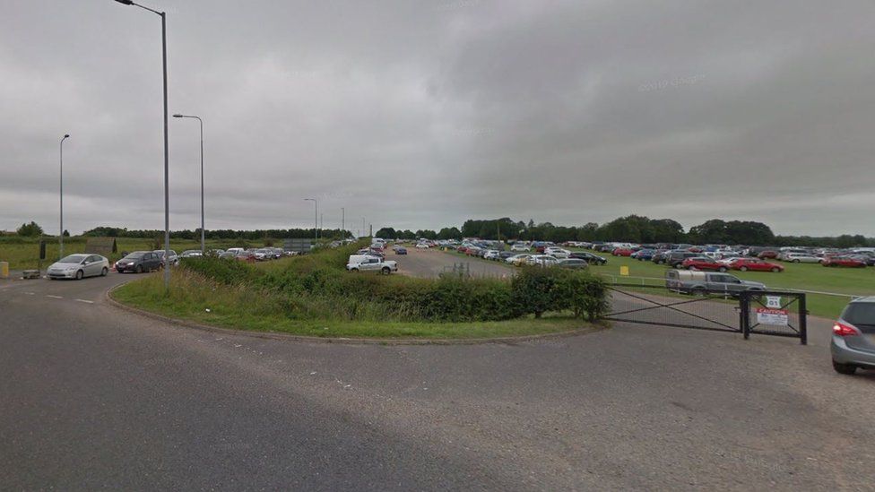 Two Dead As Car Hits Pedestrians Near Norfolk Showground Bbc News