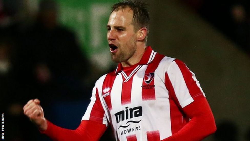 Luke Varney: Nando's reward for Cheltenham Town's Player of the Month ...