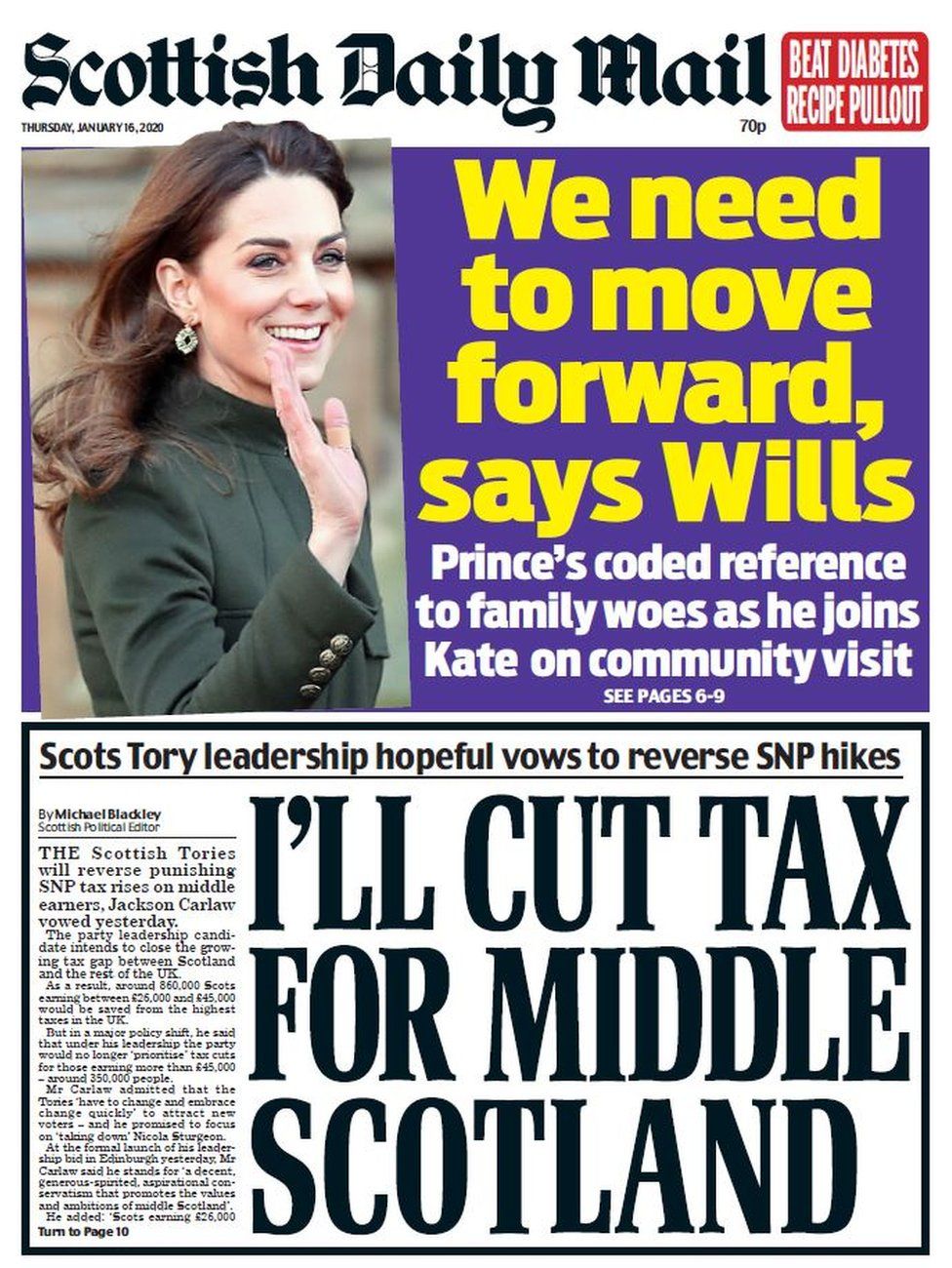 Scotland's papers: Carlaw's leadership vow and education inquiry - BBC News
