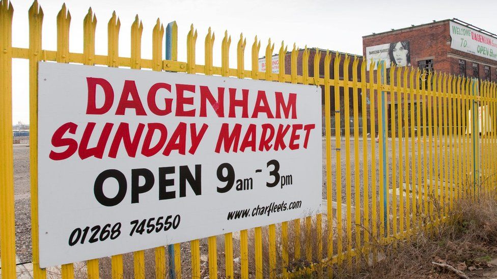 Shuttered by Covid: The end of Dagenham Sunday Market - BBC News