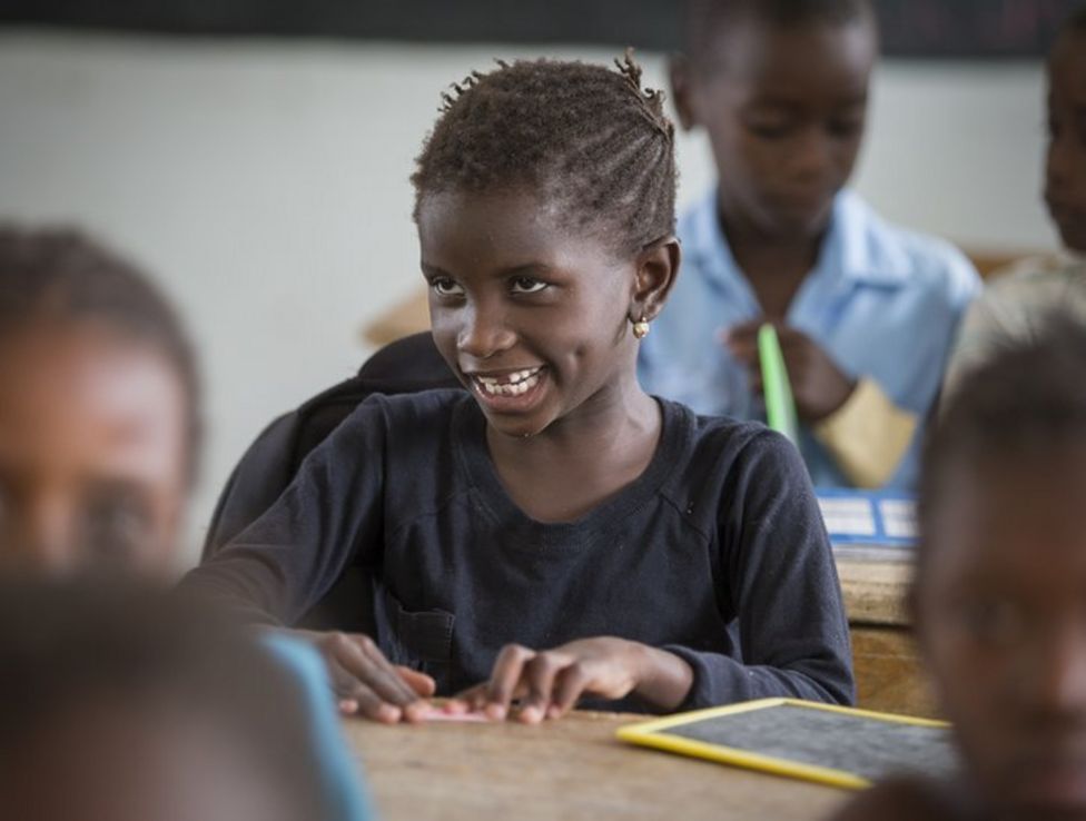 In pictures: Teaching visually impaired children - BBC News
