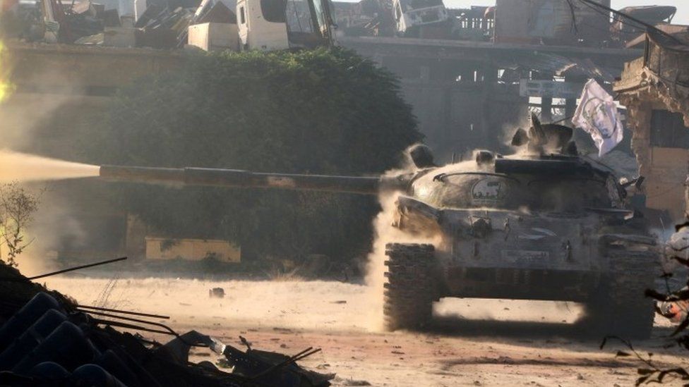 Syria War Russia Announces Partial Aleppo Ceasefires Bbc News