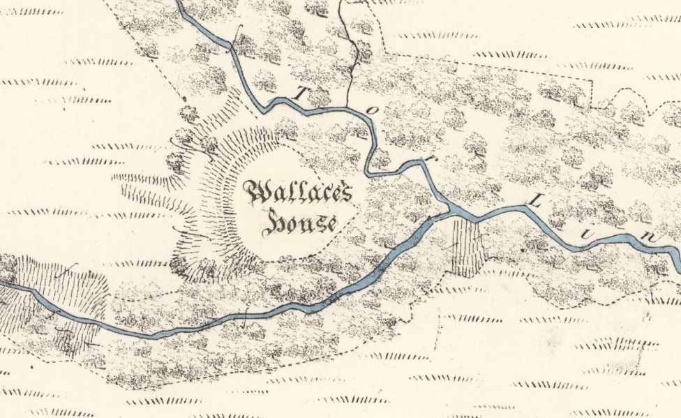 New drone view of William Wallace's 'hidden fort' - BBC News