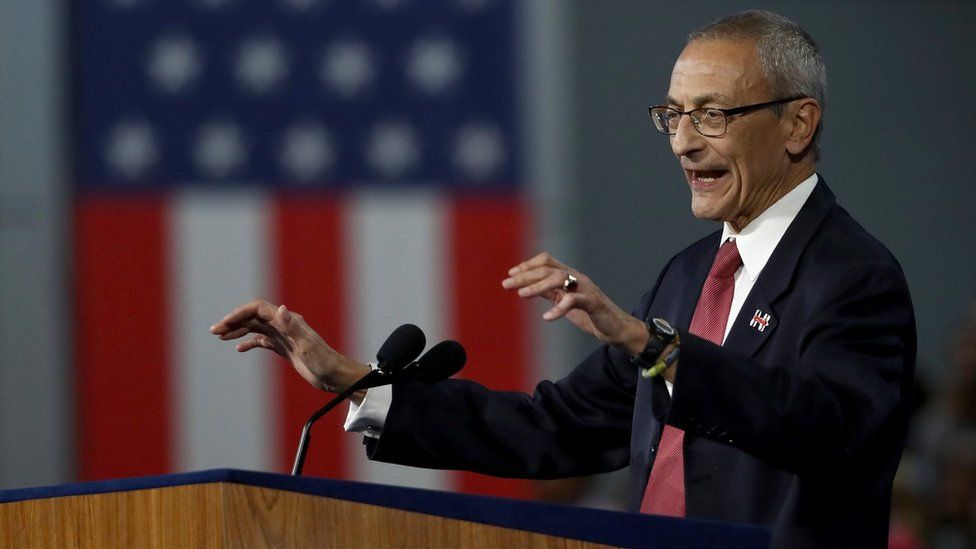 Clinton aide John Podesta tells Trump: 'Get a grip' - BBC News
