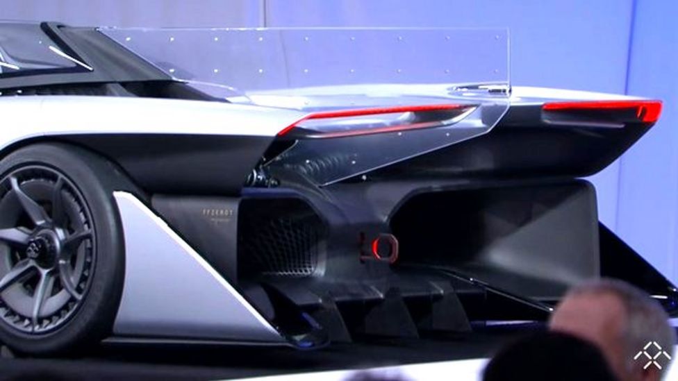 CES 2016: Faraday Future shows off its concept car - BBC News
