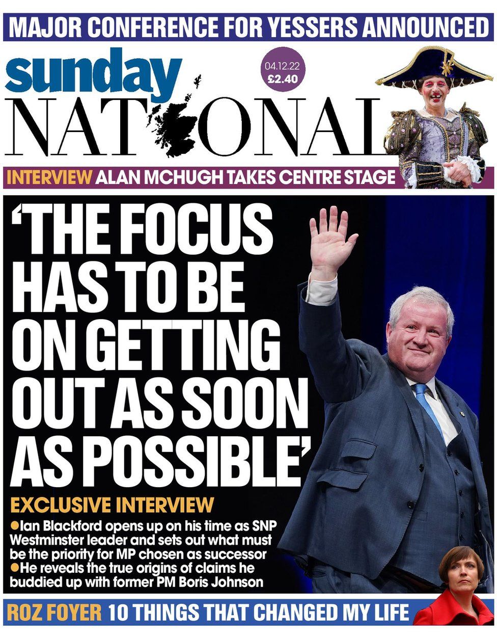 Scotland's papers: Labour's devolution shake up and Blackford's exit ...