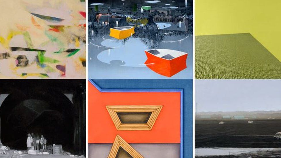 Artist Michael Simpson wins John Moores Painting Prize - BBC News