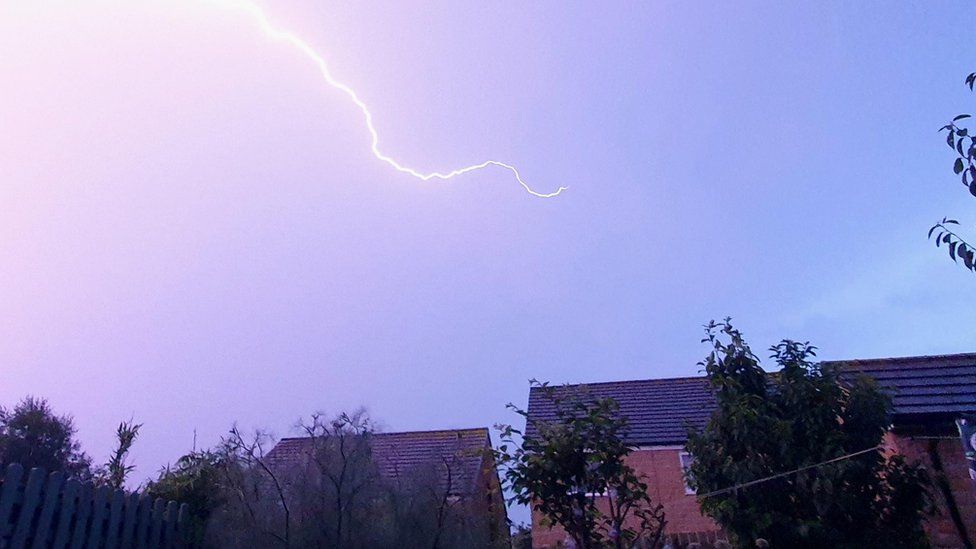 Lightning pictures: Thunderstorms light up the skies across England ...