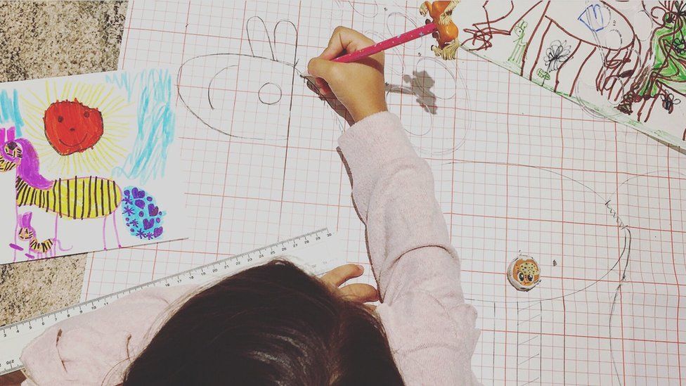 Wiltshire: Eight-year-old turns drawings into cuddly toys - BBC News