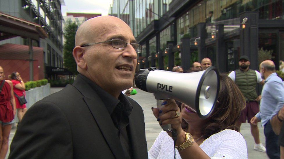 Yousef Makki stab death: Protest 'for justice' held - BBC News