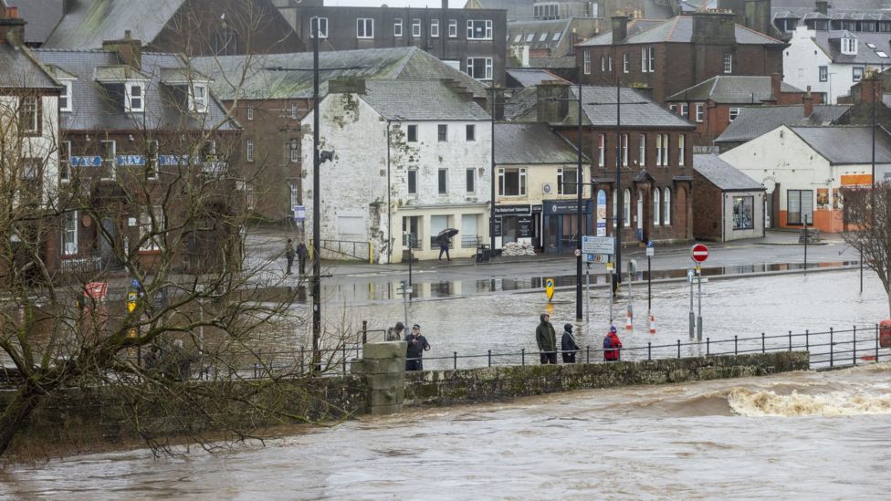 The Dumfries street that has flooded more than 200 times - BBC News