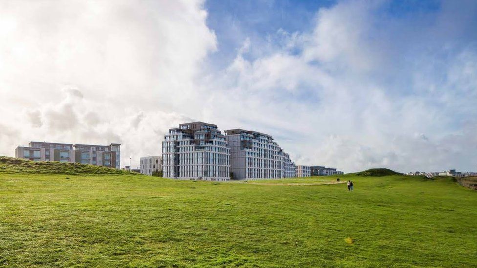 New images show 10-storey Newquay seafront hotel plans - BBC News