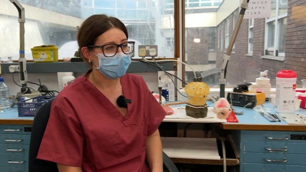 Inside Poole Hospital's Maxillofacial Prosthetics clinic - BBC News