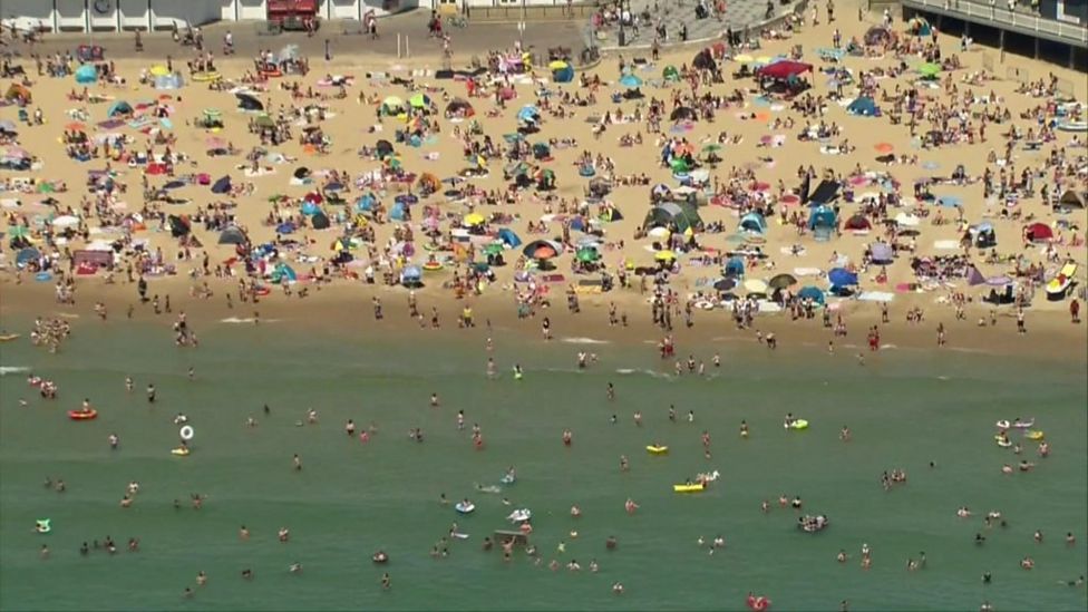 Coronavirus: App to show beachgoers crowd levels - BBC News