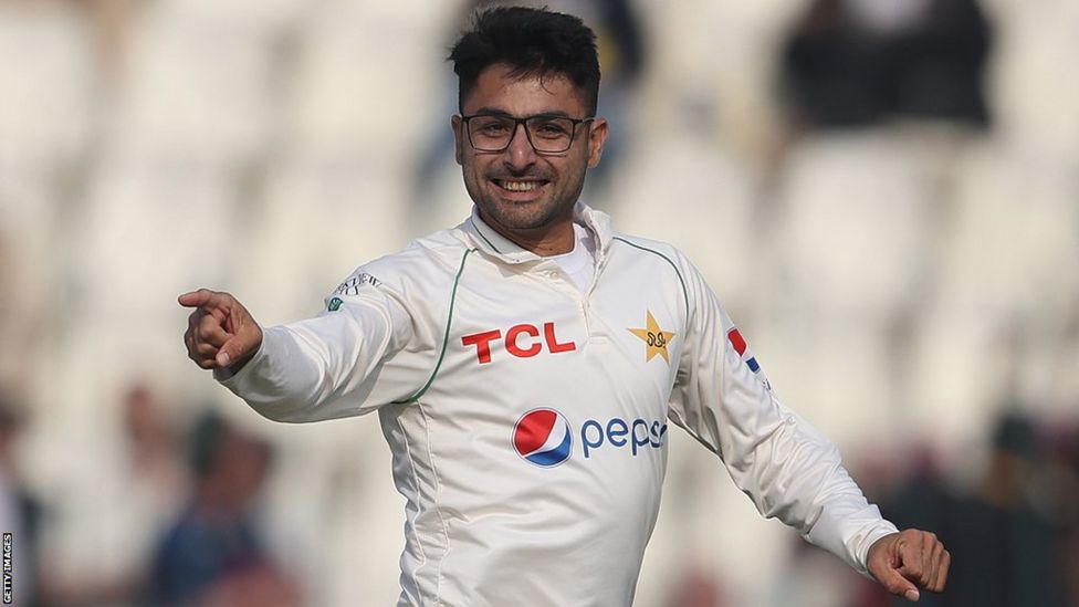 Pakistan v England: Abrar Ahmed takes seven wickets on Test debut - BBC ...