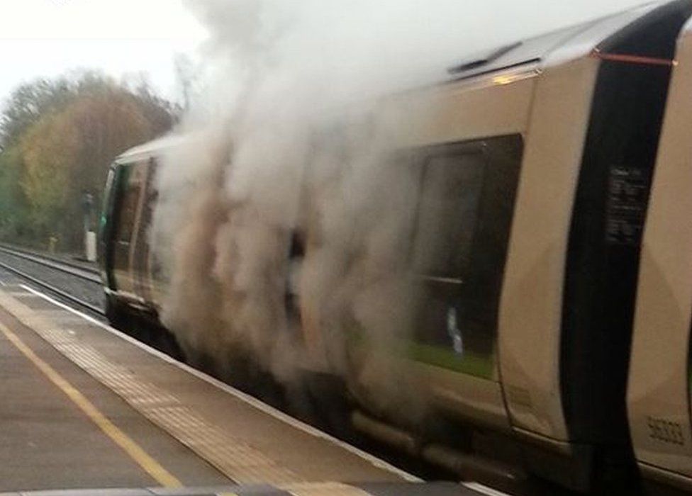 London Midland train fire: 200 passengers evacuated - BBC News