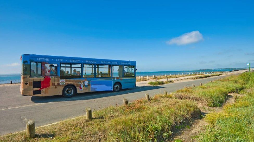 End of the line for New Forest Beach Bus for tourists - BBC News