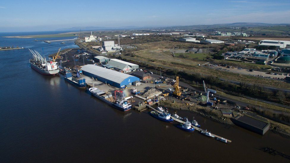 Foyle Port: Some workers taking strike action over pay - BBC News