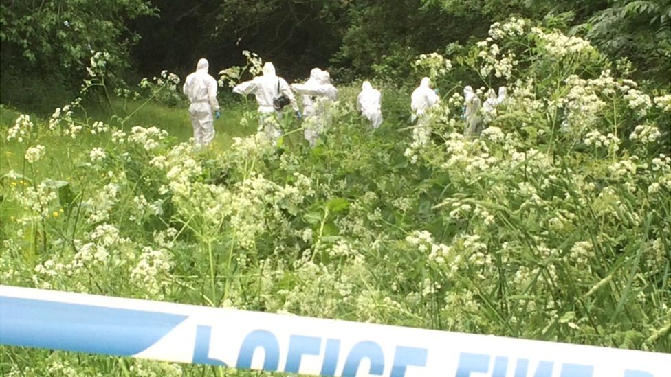 Body found by police in woodland in missing couple search - BBC News