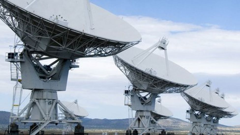 Radio flash tracked to faraway galaxy - BBC News