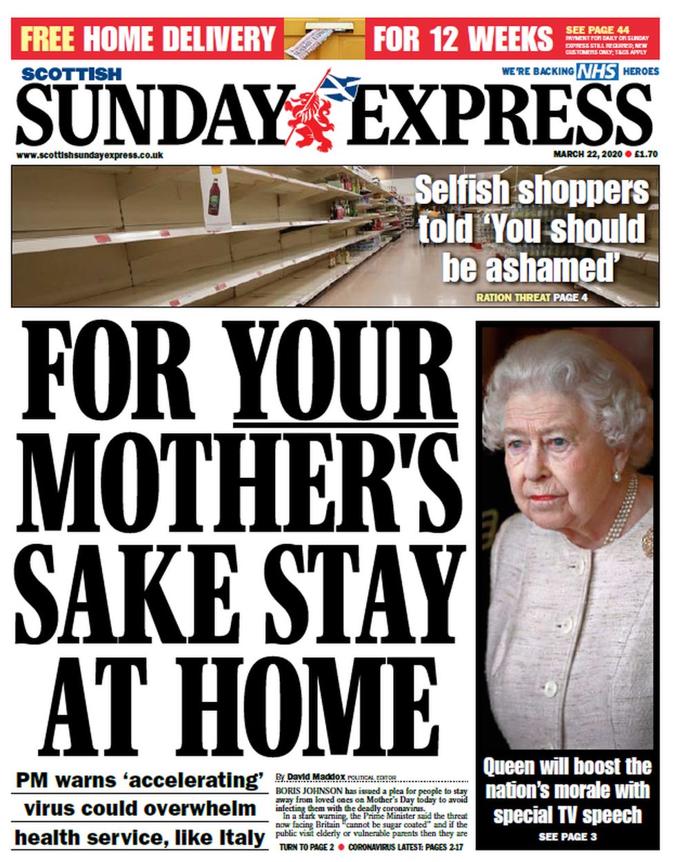 Scotland's papers: 'Isolate or death toll will be huge' - BBC News