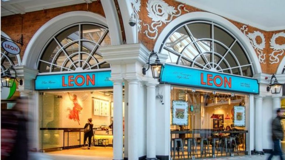 Leon: Fast food chain turns its restaurants into shops - BBC News
