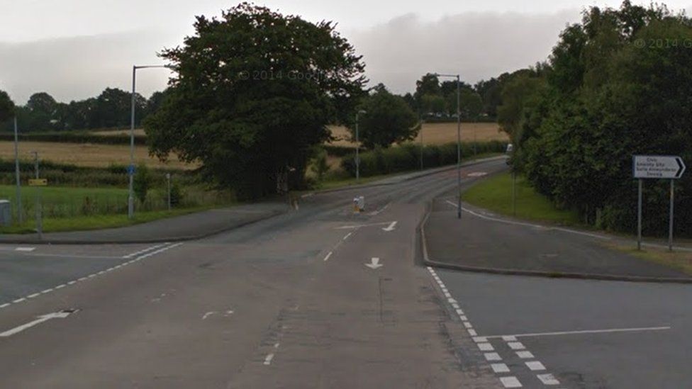 Pedestrian, 72, hit by car at Acrefair, Wrexham - BBC News