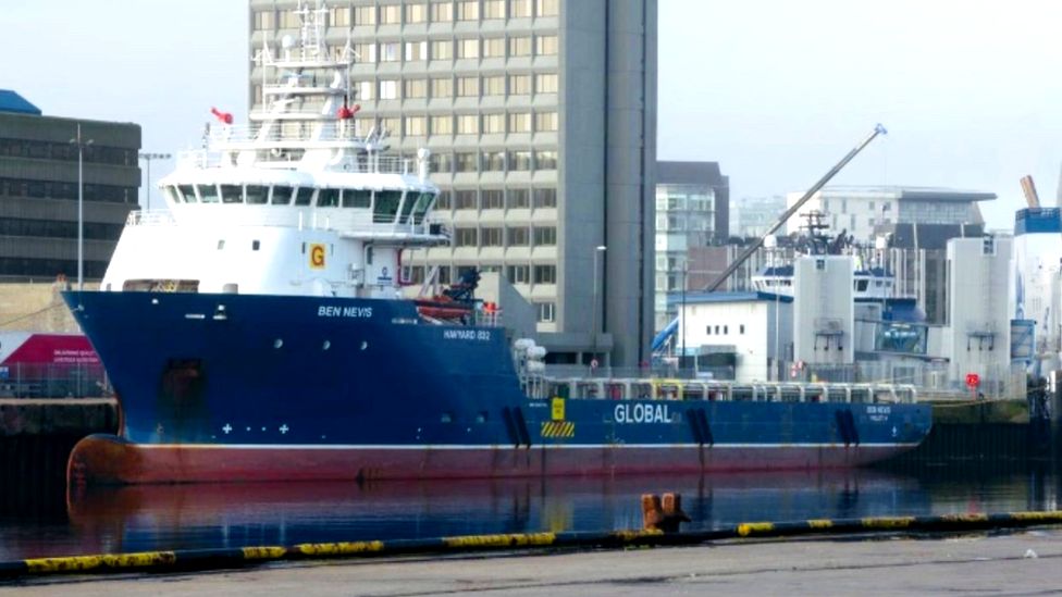 Detained offshore vessel released after 'crew welfare' probe - BBC News