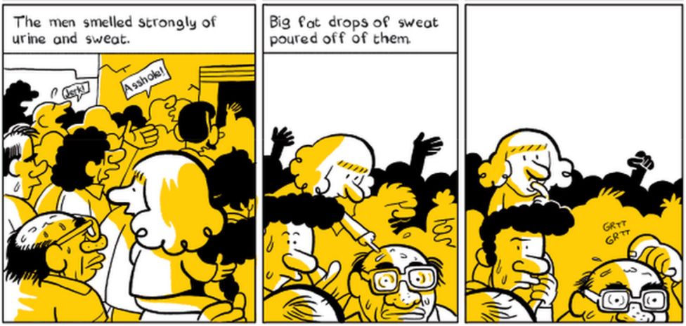 A cartoon journey through a Middle East childhood - BBC News