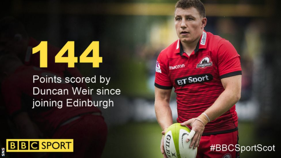 Duncan Weir: Edinburgh fly-half seeks more savvy and consistency - BBC ...