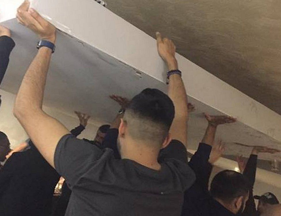 Diners hurt as ceiling collapses in Bolton restaurant - BBC News